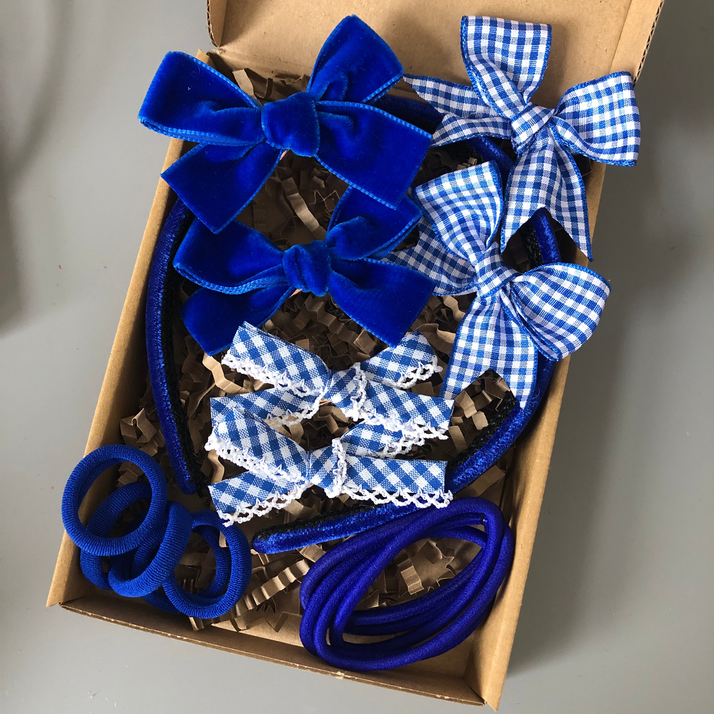 Royal Blue Hair Bows – bearsbowcompany